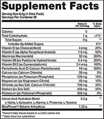 Xtend Healthy Hydration powered by six key electrolytes