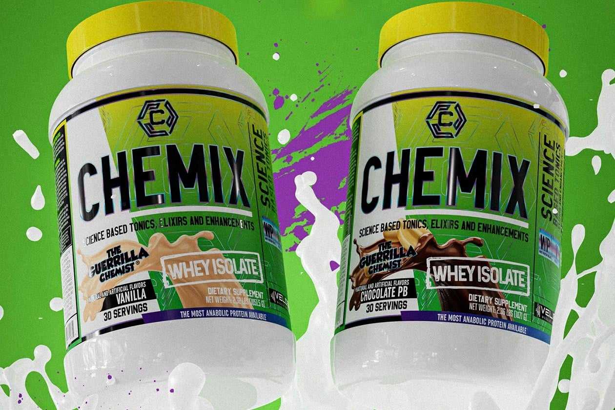 Chemix Whey Isolate coming soon and enhanced with Velositol