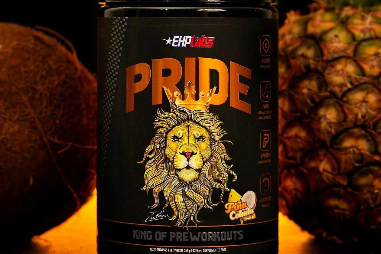 EHP Labs drops a limited Pina Colada flavor of Pride pre-workout