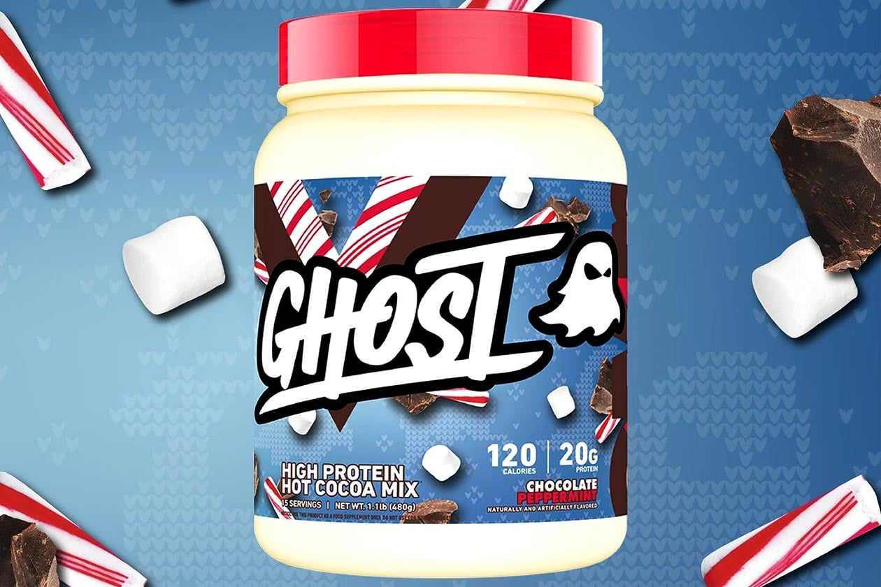 Ghost's Chocolate Peppermint Hot Cocoa Mix Protein Powder
