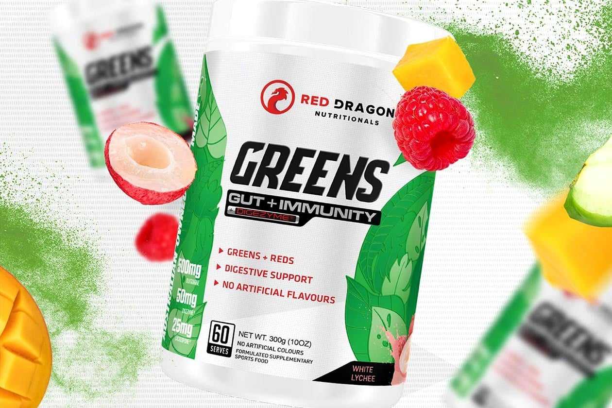 Red Dragon Nutritionals' better value 60 serving tub of Greens