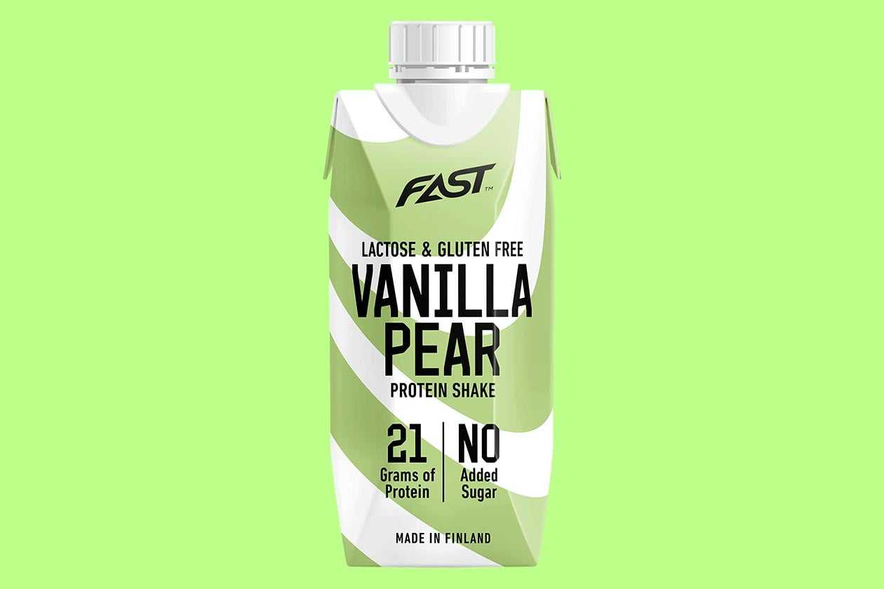 Delicious Fast Protein Shake now comes in a Vanilla Pear flavor