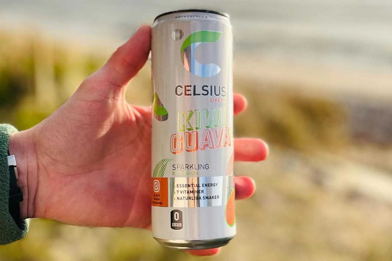 Refreshing sparkling Kiwi Guava flavor coming to Celsius Sweden