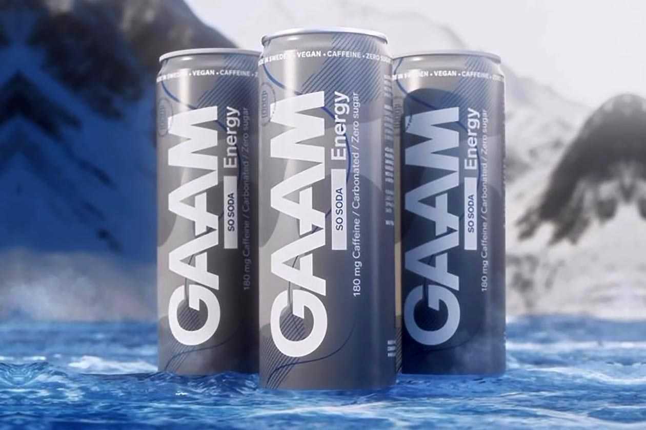 GAAM Nutrition's refreshing and fruity So Soda GAAM Energy