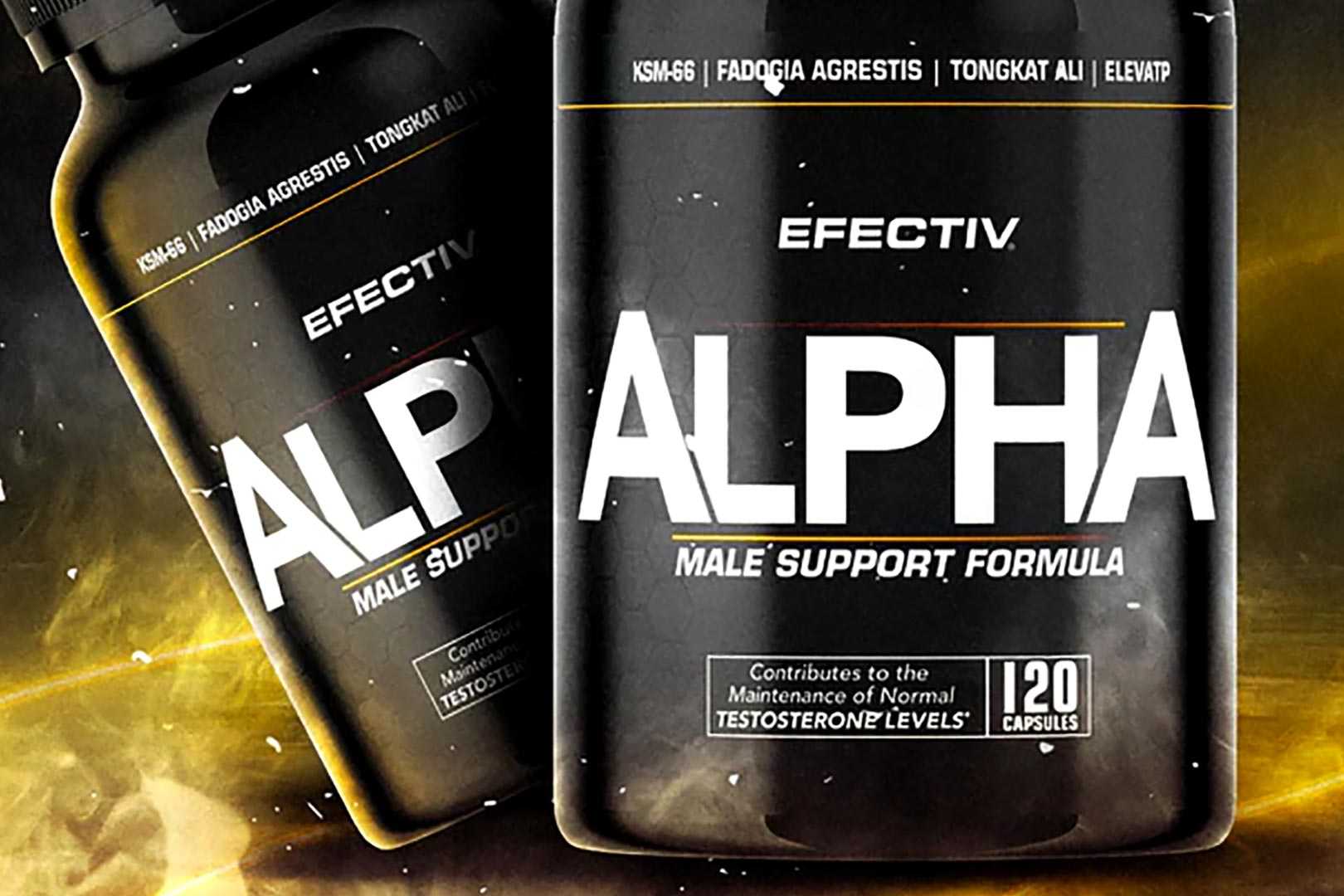 Efectiv Nutrition brings its original test booster Alpha into 2023