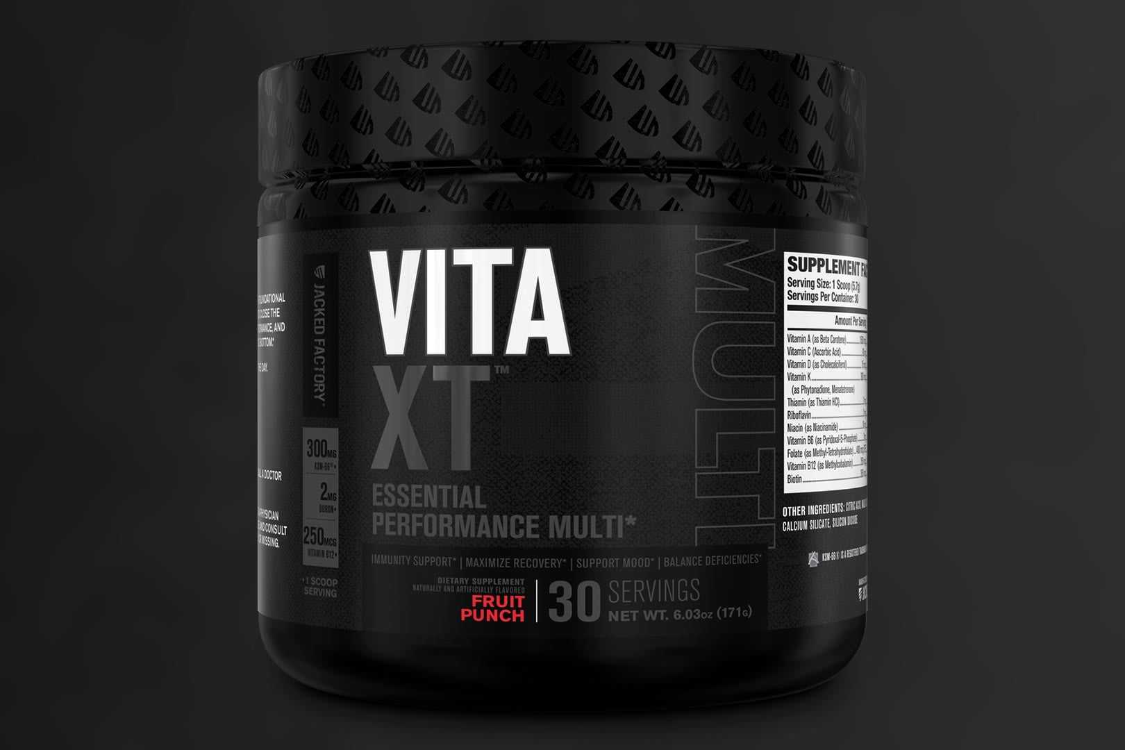 Jacked Factory's more complete multivitamin Vita-XT Black