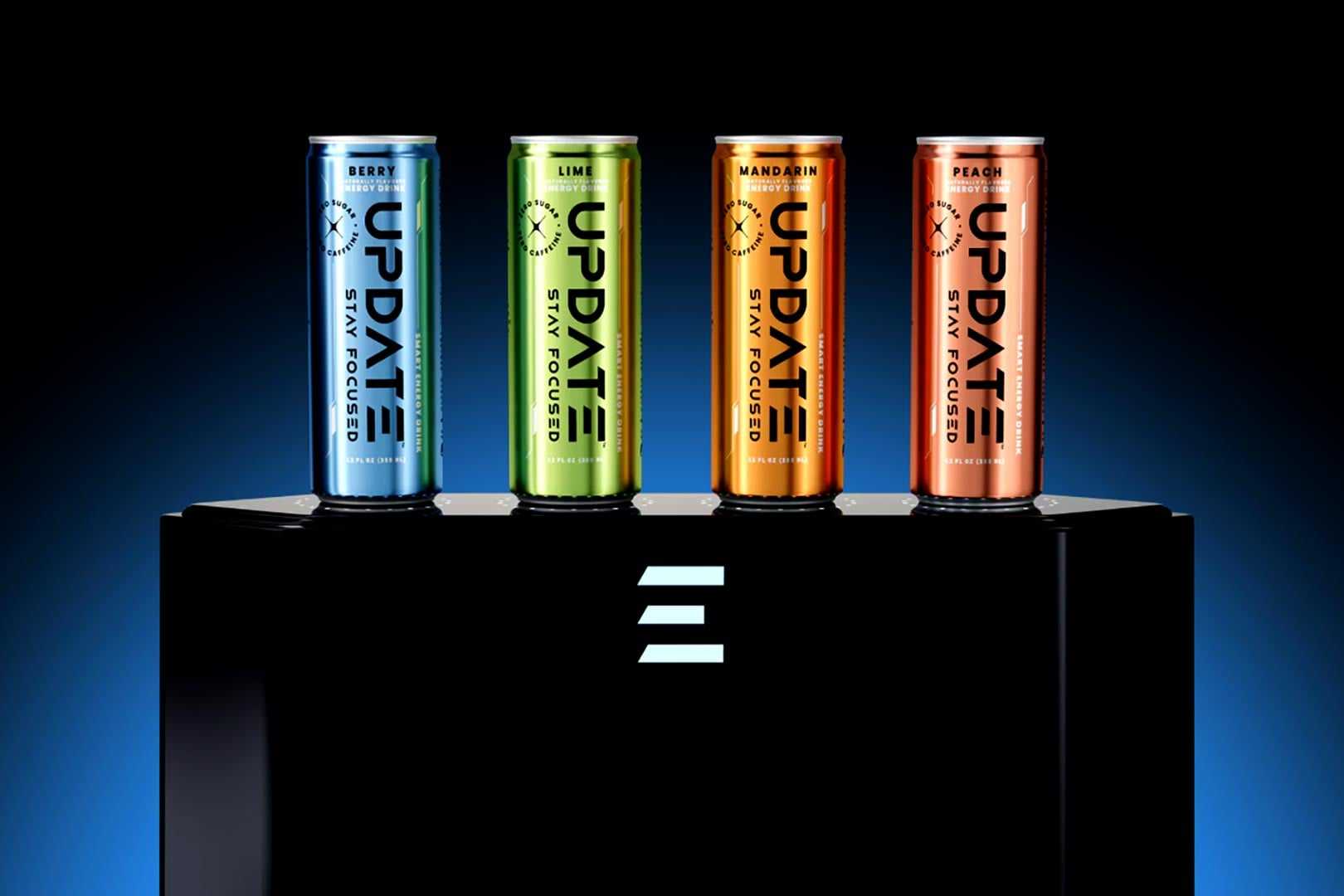 Update energy drink powered by innovative Enfinity paraxanthine