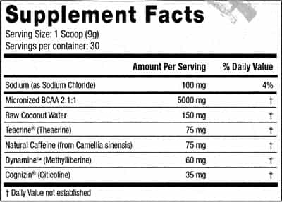 Bodybuilding.com hybrid Elite Series amino cocktail Energy+BCAA