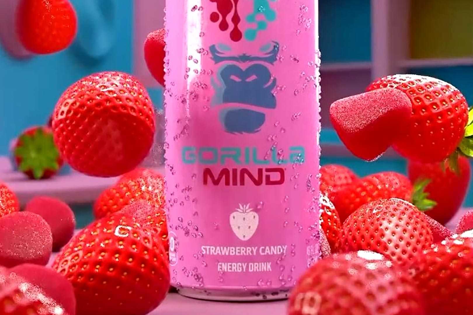 Sweet Strawberry Candy Gorilla Mind Energy launching next week