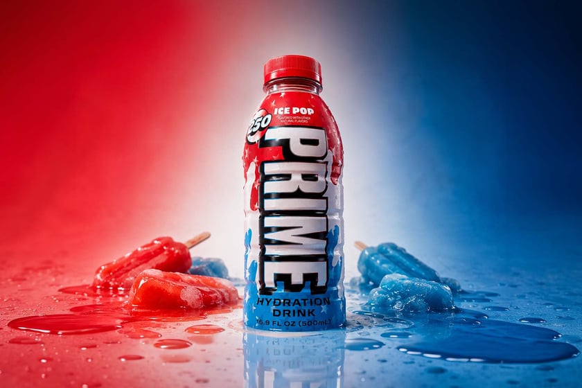 Prime Ice Pop Hydration Drink to mark the 250th anniversary