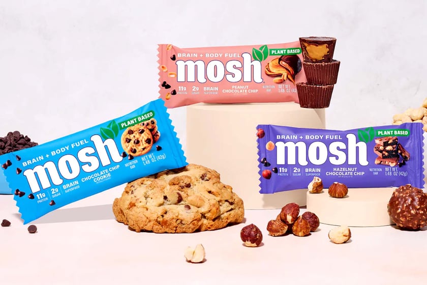 Discover the revamped nootropic-infused Plant Based Mosh Bar