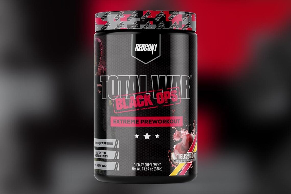 Redcon1 packs out its premium pre-workout Total War Black Ops