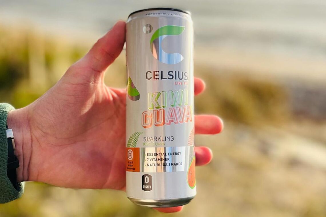Refreshing sparkling Kiwi Guava flavor coming to Celsius Sweden