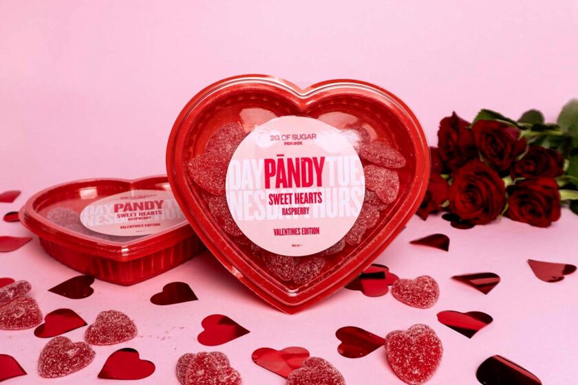 Pandy's heart-shaped box of candy returns for Valentine's Day