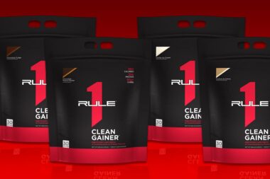 Rule One Protein doubles the size of Clean Gainer in its 10lb bag