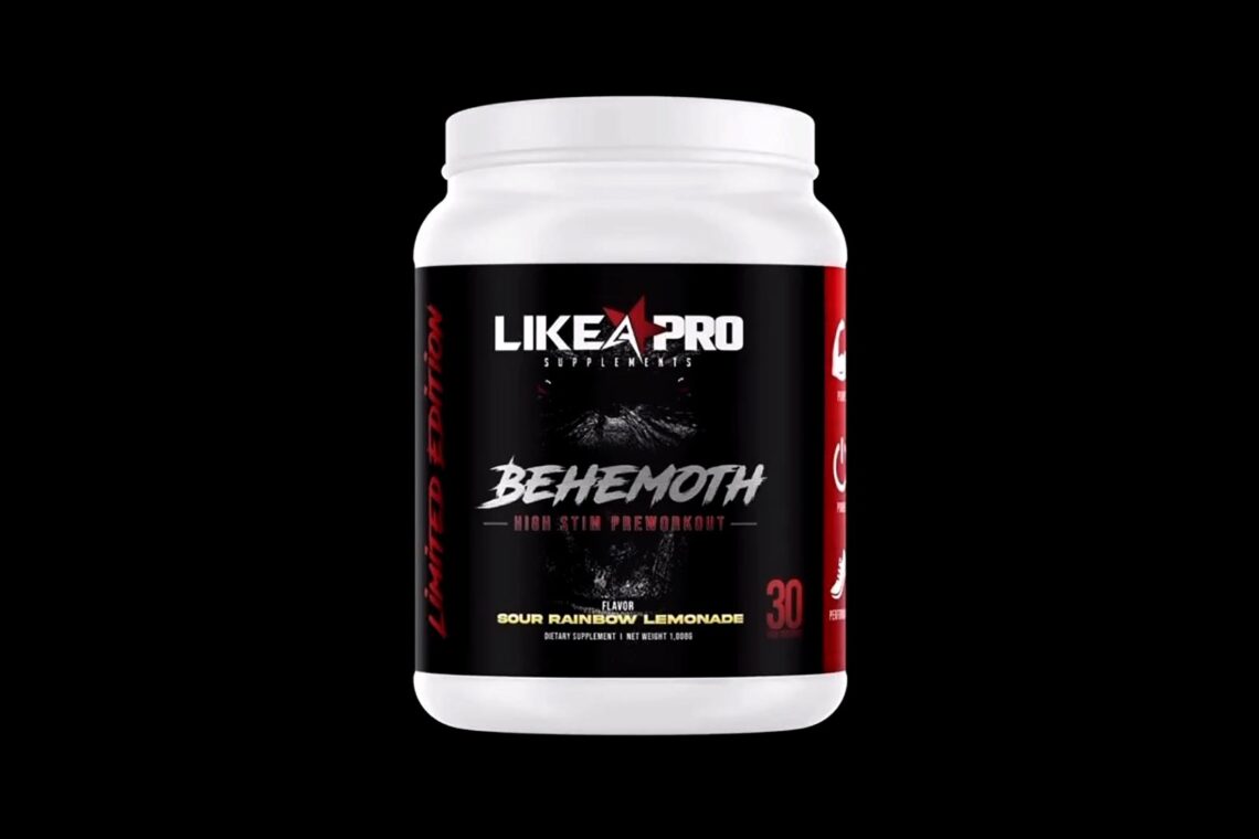 Like A Pro Supplements packs its premium Behemoth pre-workout
