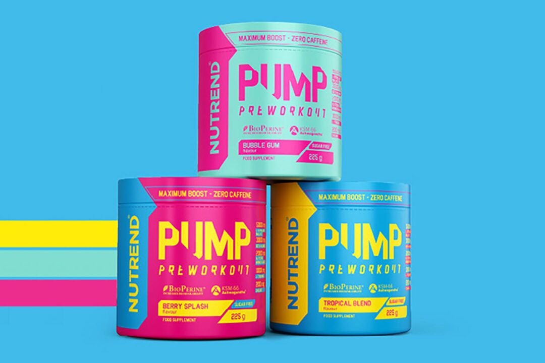 Nutrend Pump pre-workout built for pumps, focus and performance