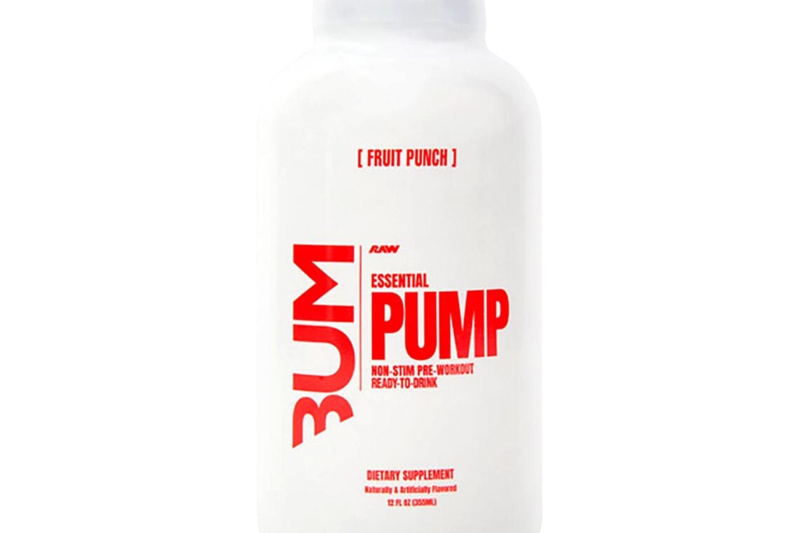 Raw Nutrition's stimulant-free Essential Pump pre-workout RTD
