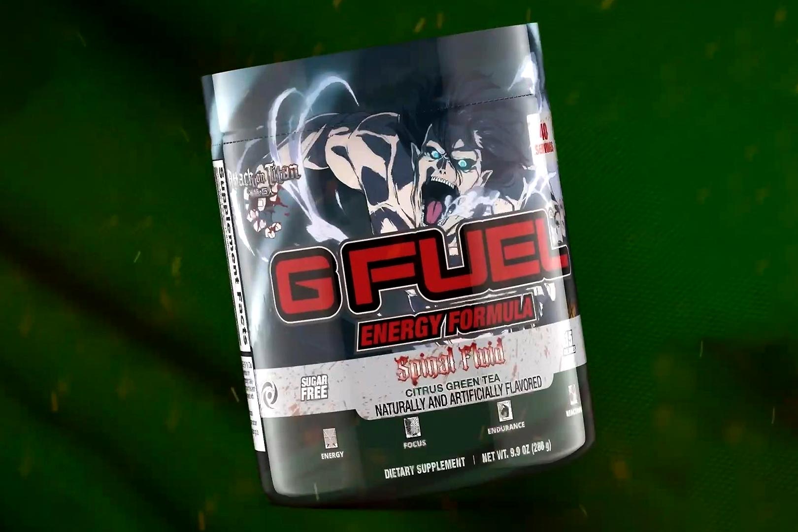 G FUEL X Attack On Titan Spinal Fluid Collector's Box Tub, 52% OFF G FUEL X Attack On Titan Spinal Fluid Collector's Box Tub, 52% OFF