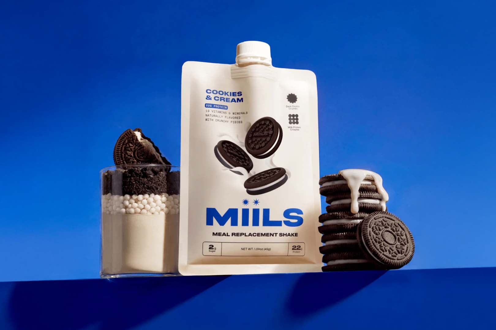 MIILS meal replacement shake now in Cookies & Cream