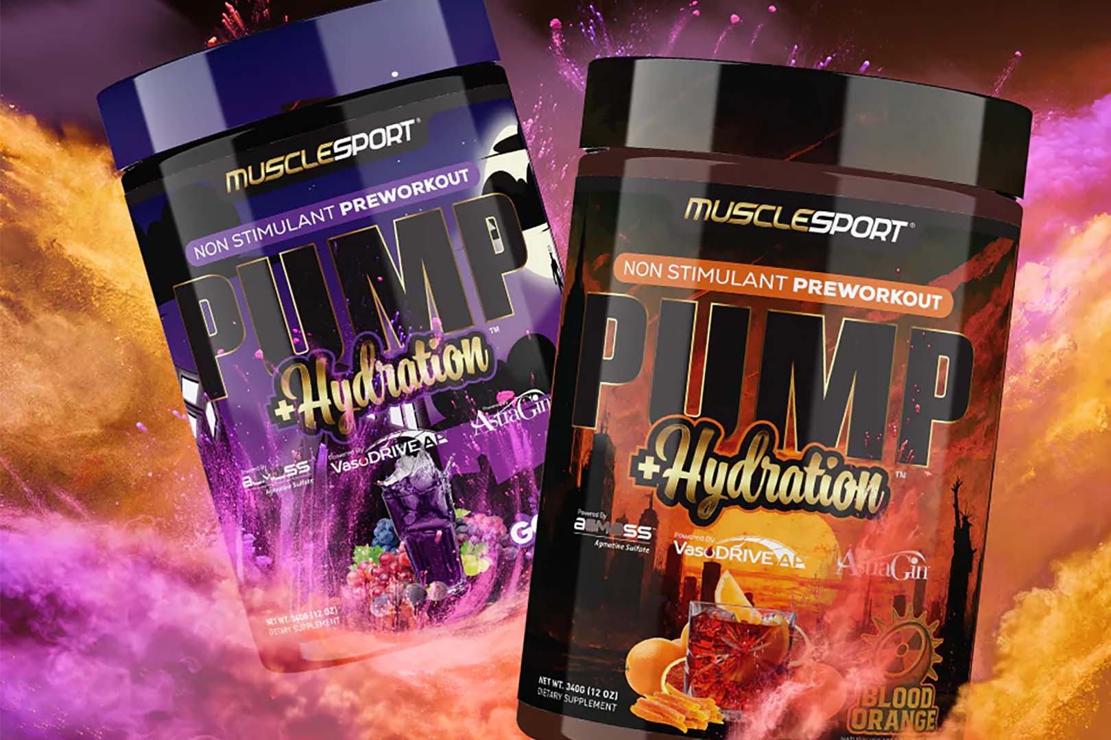 Muscle Sport Pump Hydration combines pump power and hydration