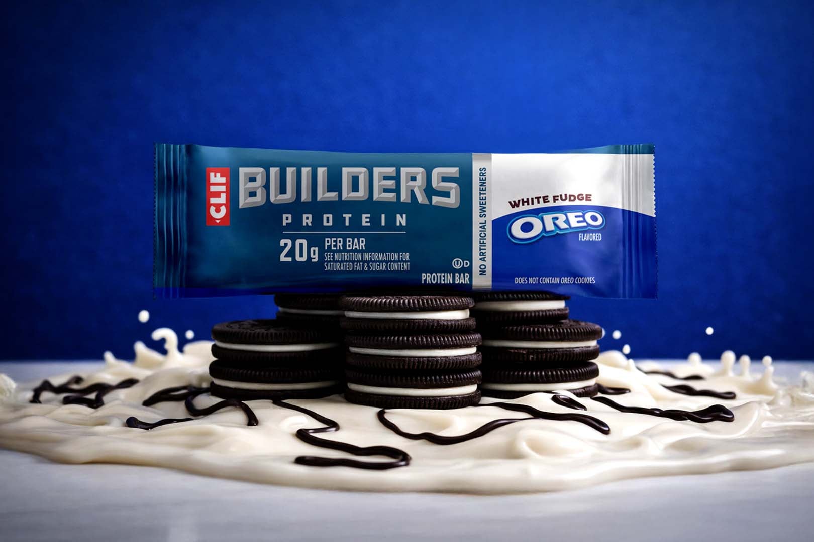 Clif Builders Protein Bar authentic White Fudge Oreo collaboration