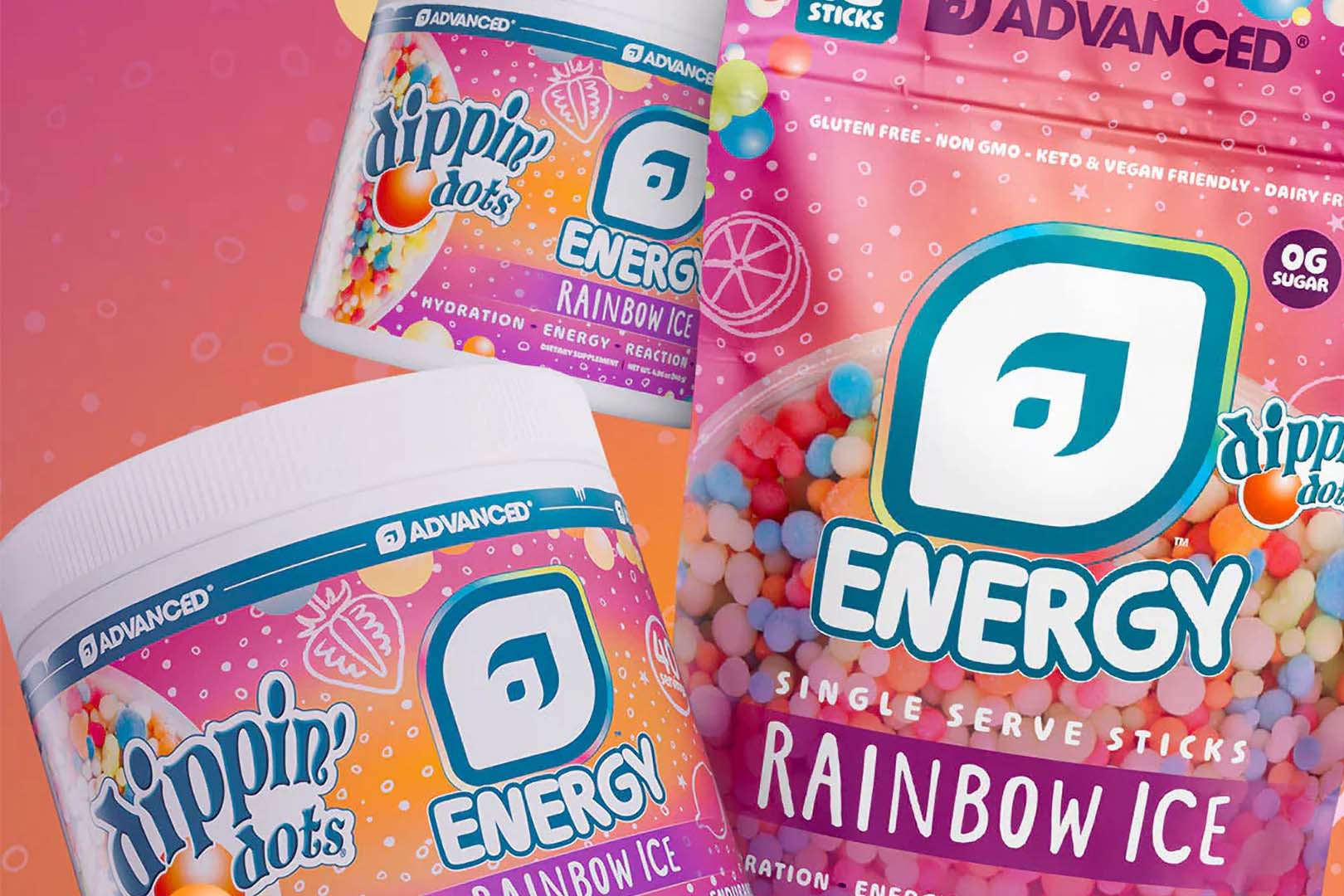 ADVANCEDgg teams up with Dippin' Dots for Rainbow Ice flavor