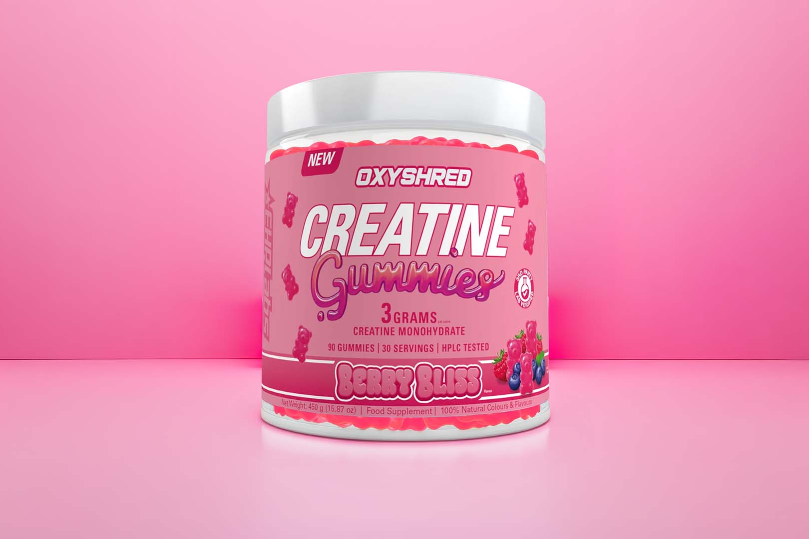 EHP Labs OxyShred Creatine Gummies launch in the UK market