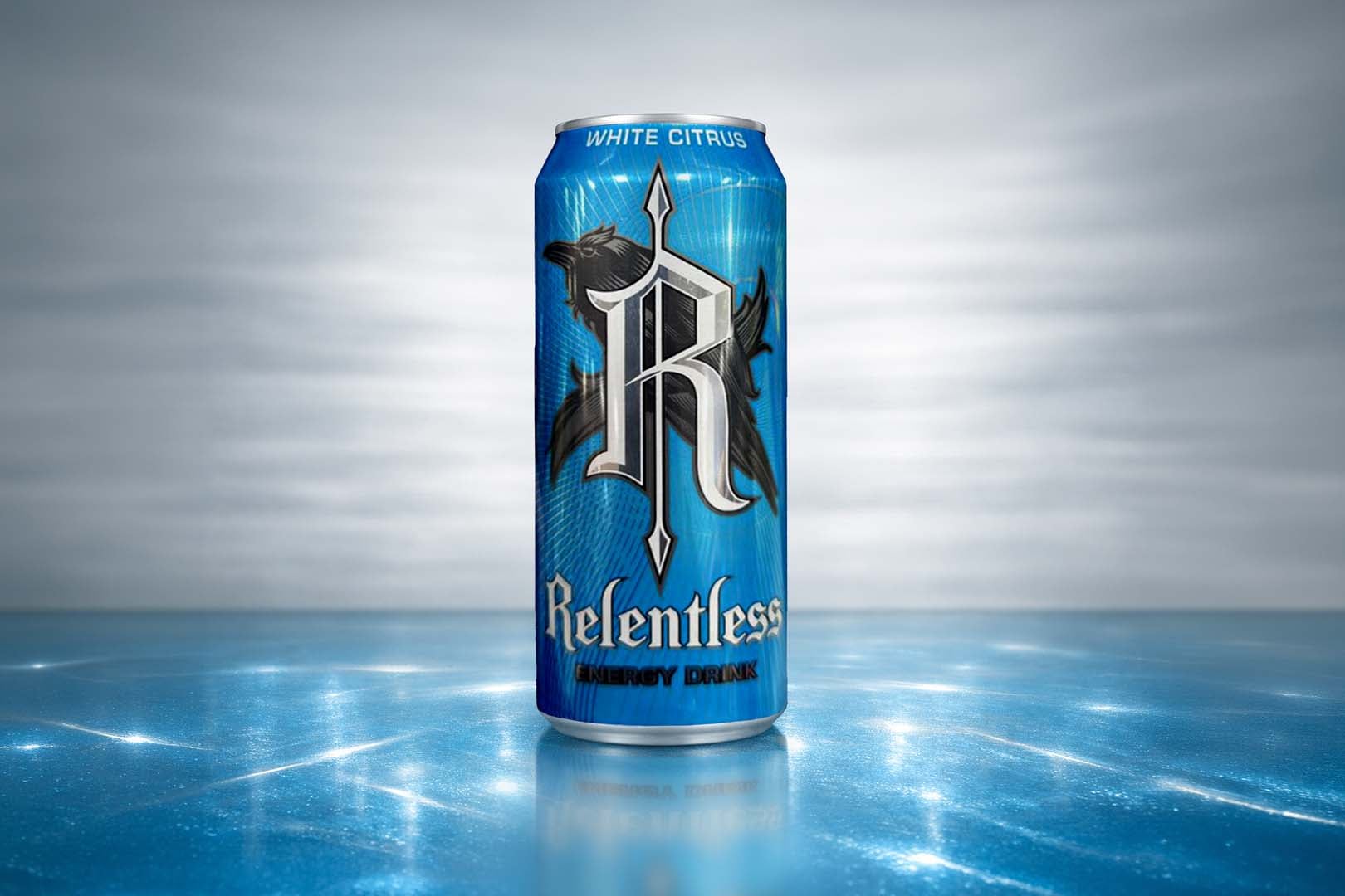 Relentless Energy Drink's new White Citrus flavor in the UK