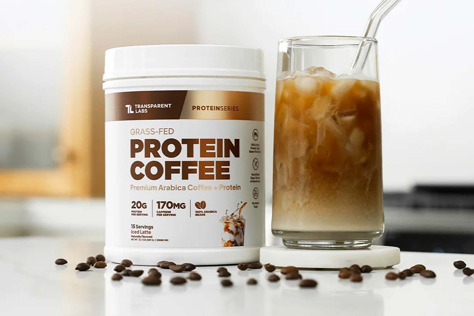Transparent Labs mixes whey and dark roast for Protein Coffee