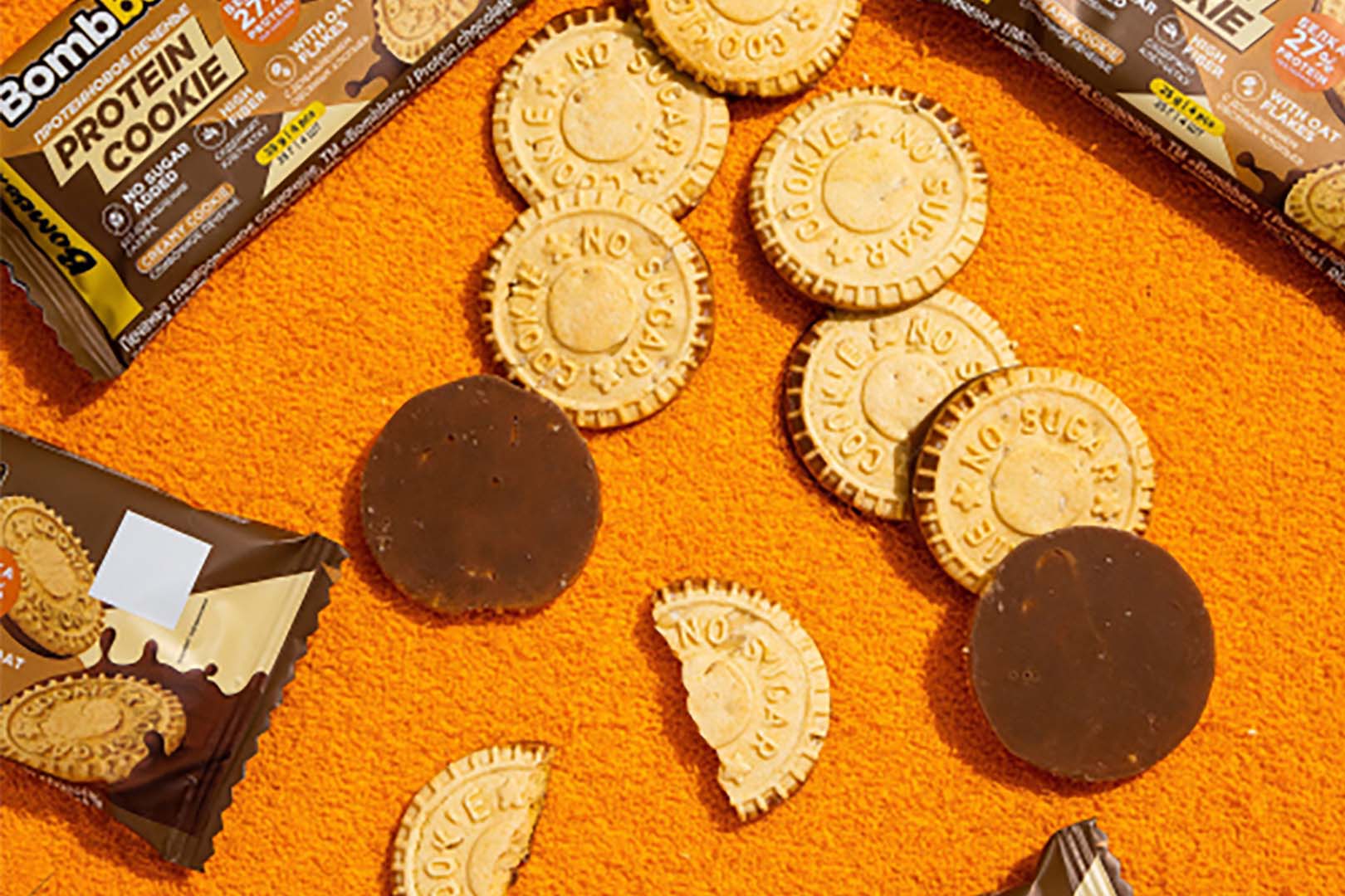 Bombbar Protein Cookie with 6.7g protein in crumbly cookie bites
