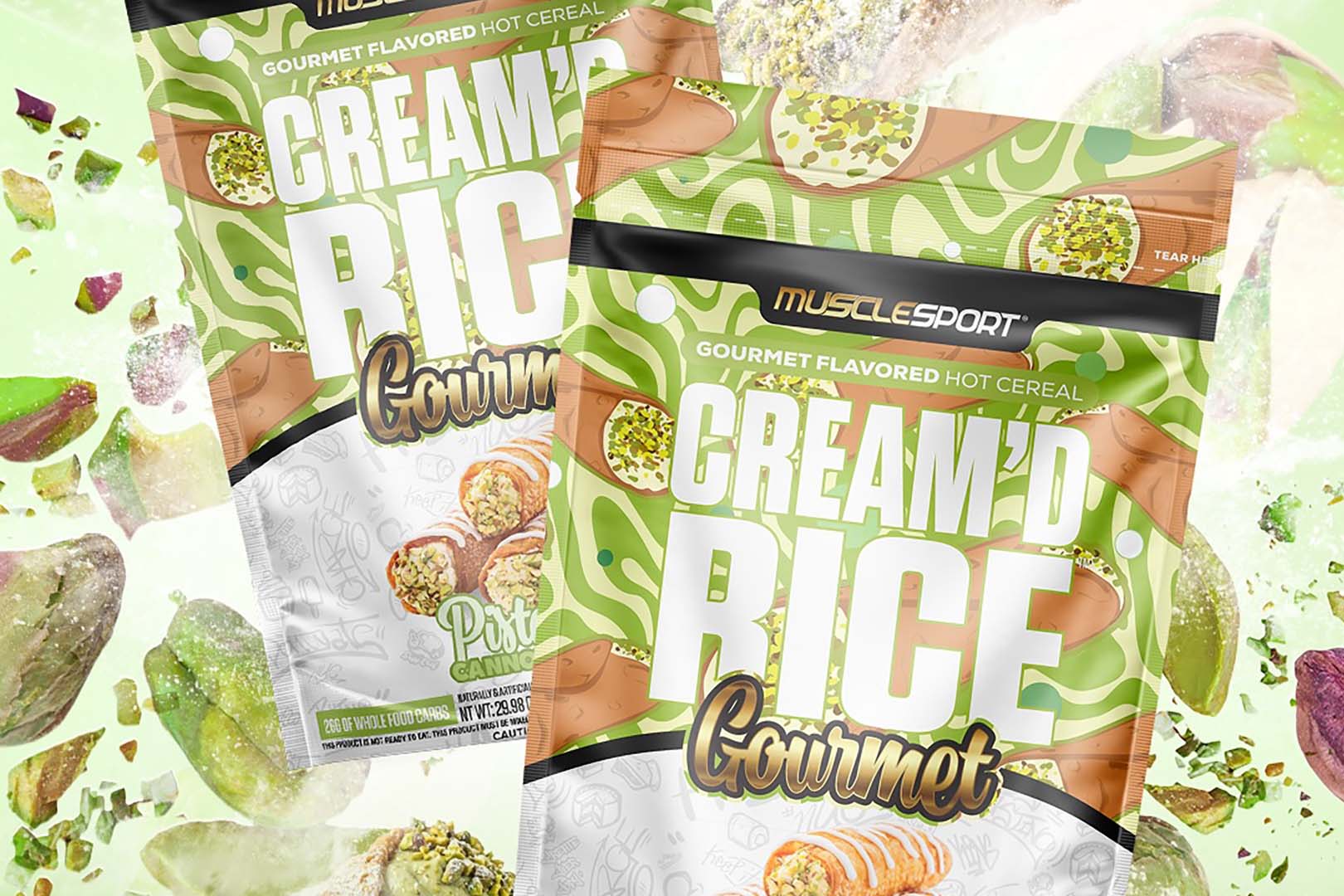 Muscle Sport Pistachio Ice Cream and Pistachio Cream Cannoli