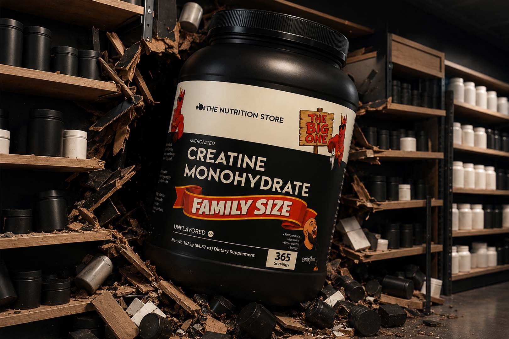 The Nutrition Store's Creatine Monohydrate The Big One